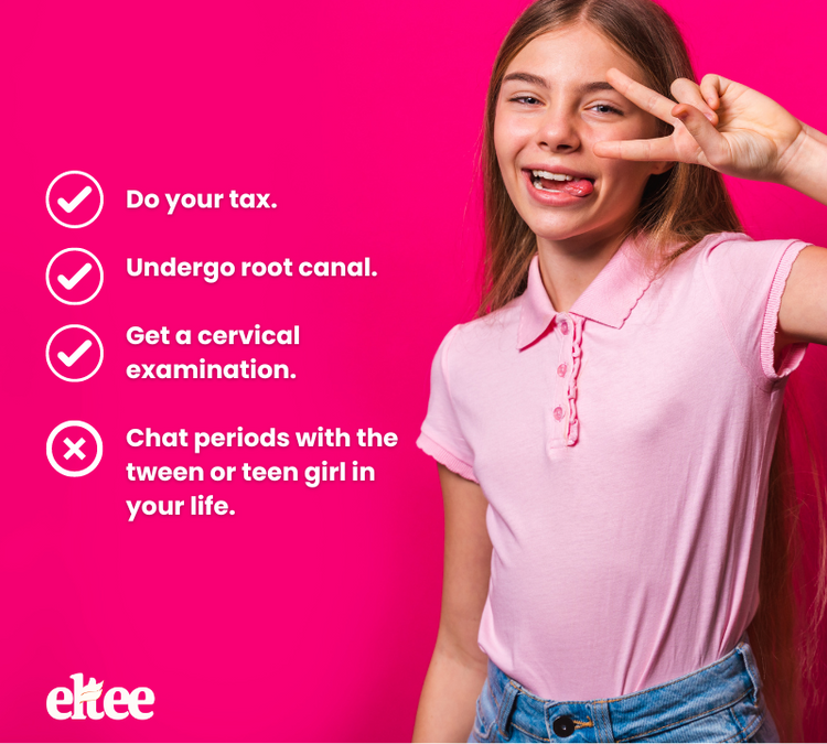 4 Signs of Girls First Period | Eltee Sydney